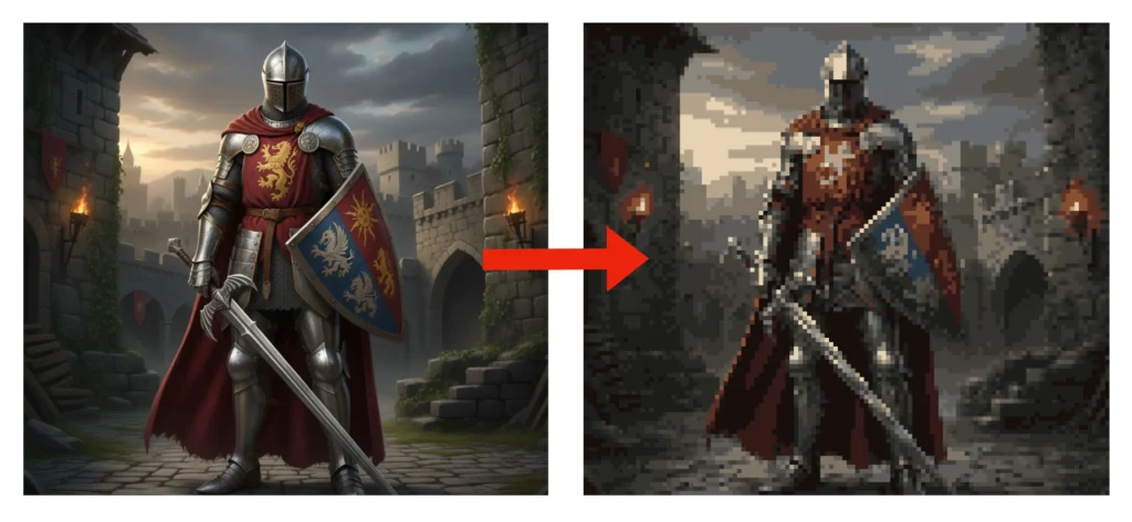 Image Pixel Art Converter - ROBERIN